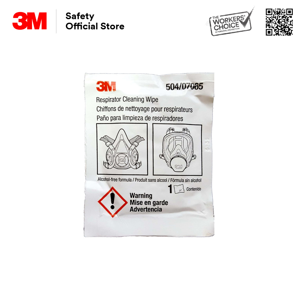 3M™ 504 Respirator Cleaning Wipe Loose Pack PSD_ RR_ | Shopee Malaysia