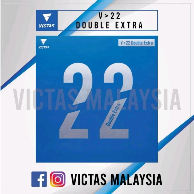 Victas V22 double extra table tennis rubber | Shopee Malaysia