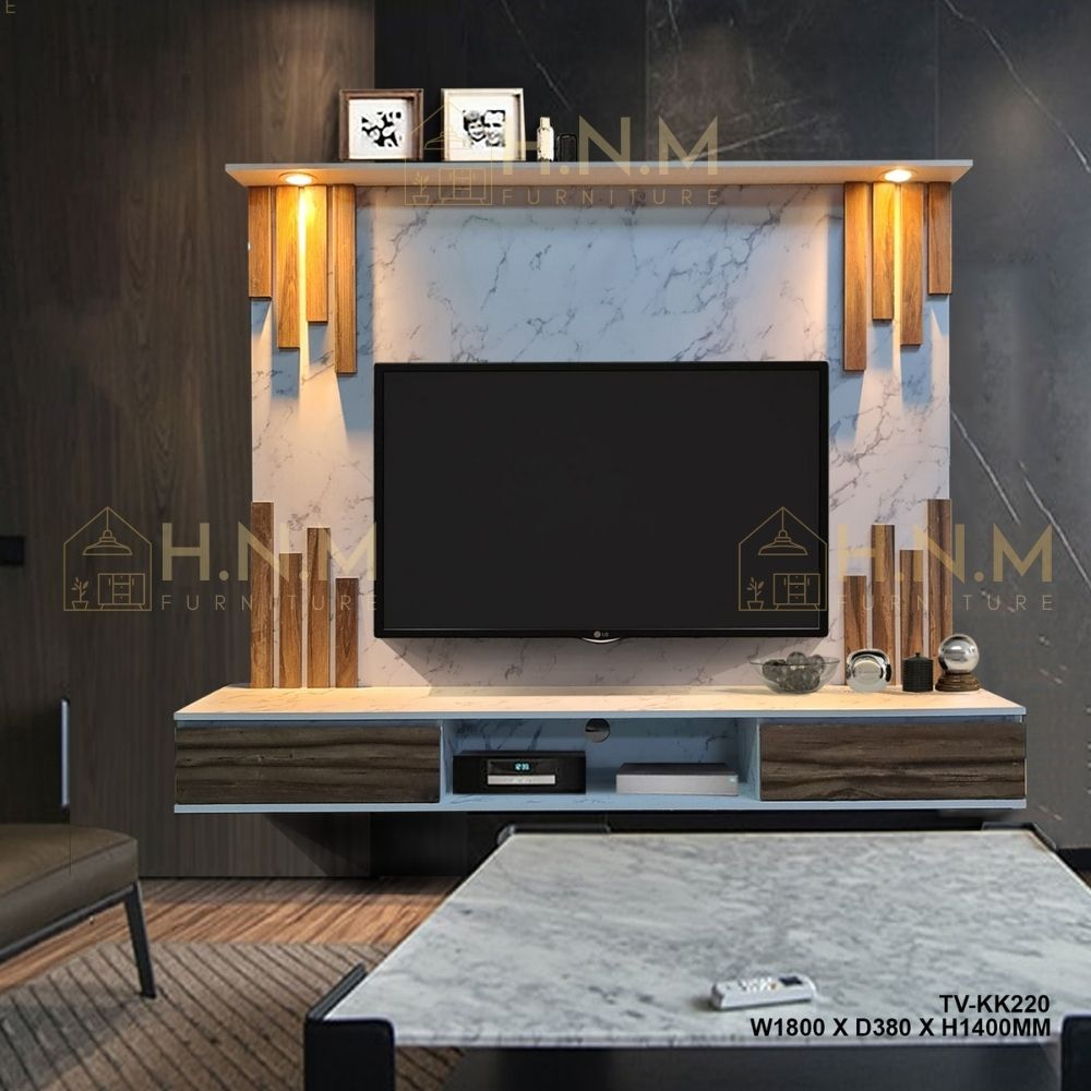 [HNM PERABOT] Modern Wall Mounted Tv Cabinet / Hall Cabinet / Tv ...