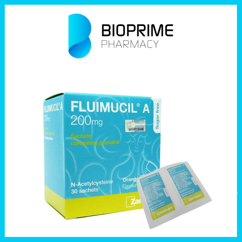 Fluimucil A 200mg 2 sachets | Shopee Malaysia