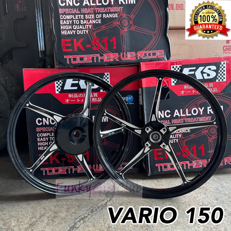 EKS VARIO Sport Rim 17 inch 1.4/1.60 FG511 EK511 MODEL FG 511 EK Black ...