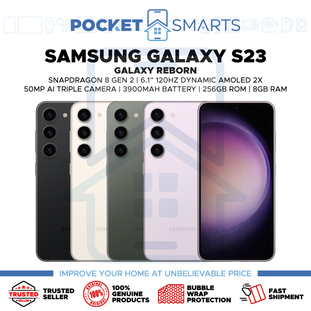 [Malaysia Set] Samsung Galaxy S23 5G (256GB ROM | 8GB RAM) 1 Year ...