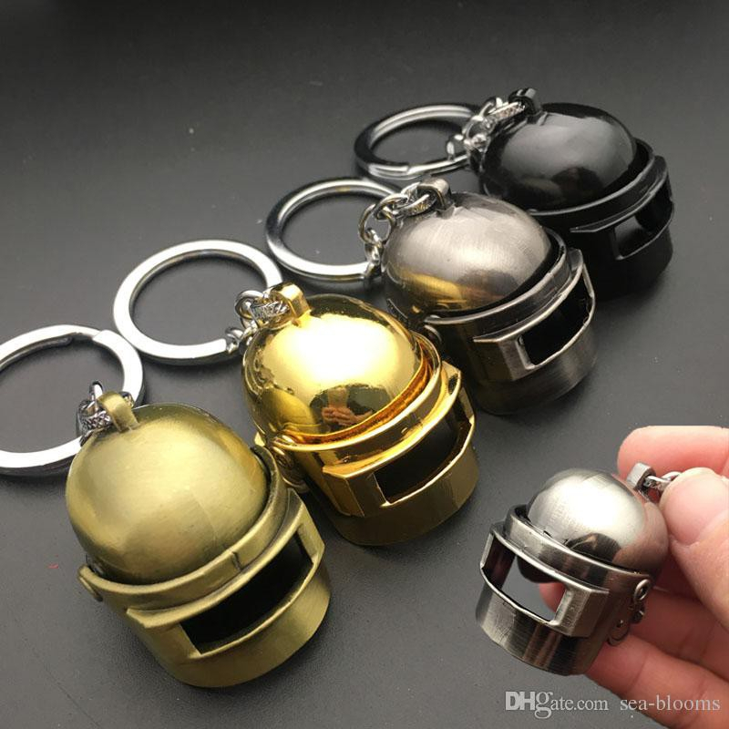 PUBG Battle Royale Helmet Keychain Pendant Keyring Collectible Games ...