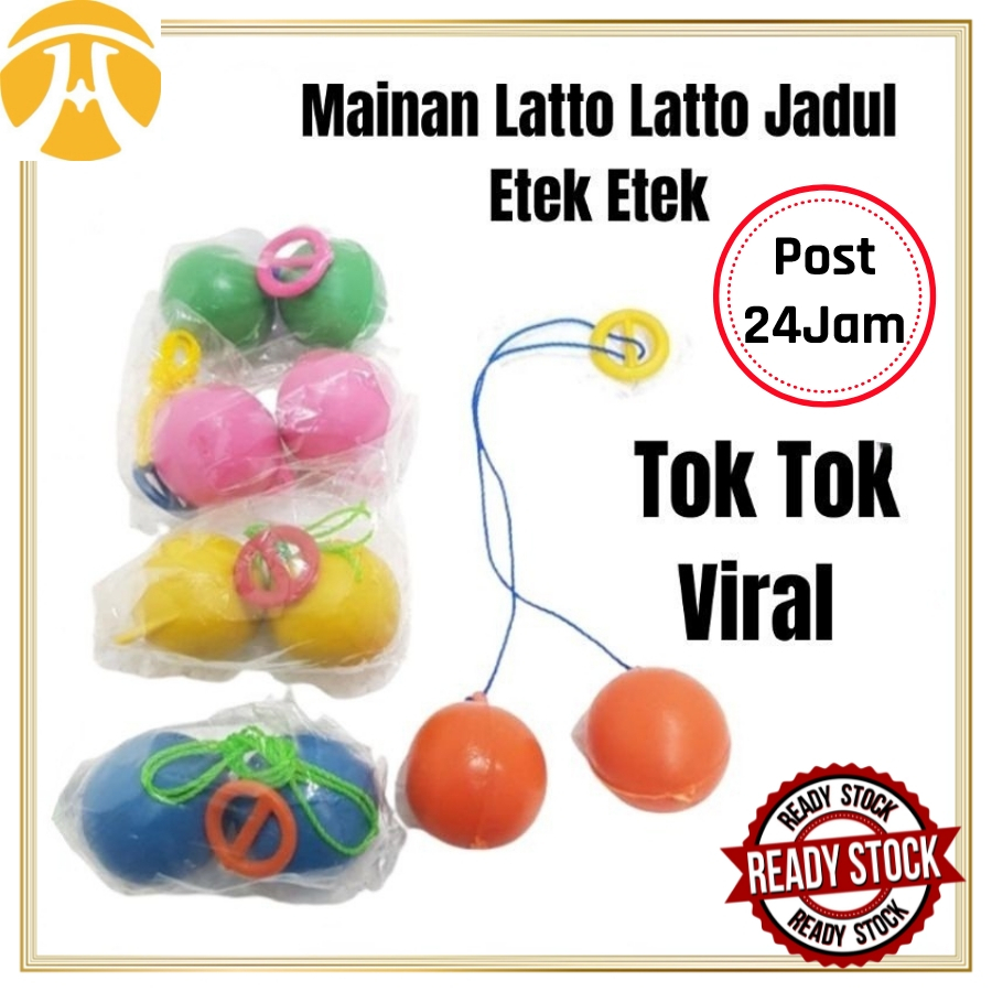 Traditional Viral Lato Lato Mainan bola tek tek Mainan Tradisional Latto ball Pro Clakers Murah ...