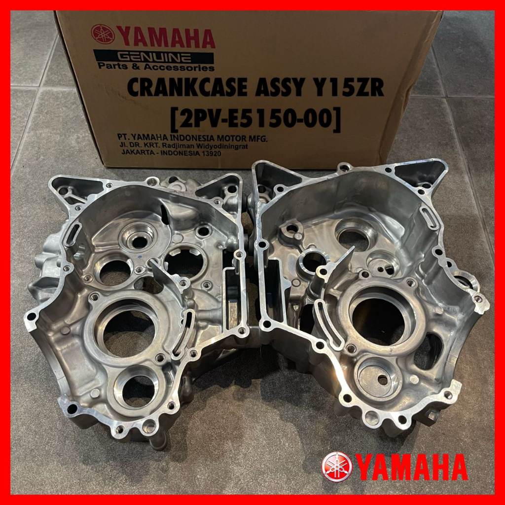 (SET) ORIGINAL YAMAHA CRANKCASE ASSY Y15 Y15ZR V1 V2 FZ150 FZ150I 2PV-E5150-00 MADE IN INDONESIA ...