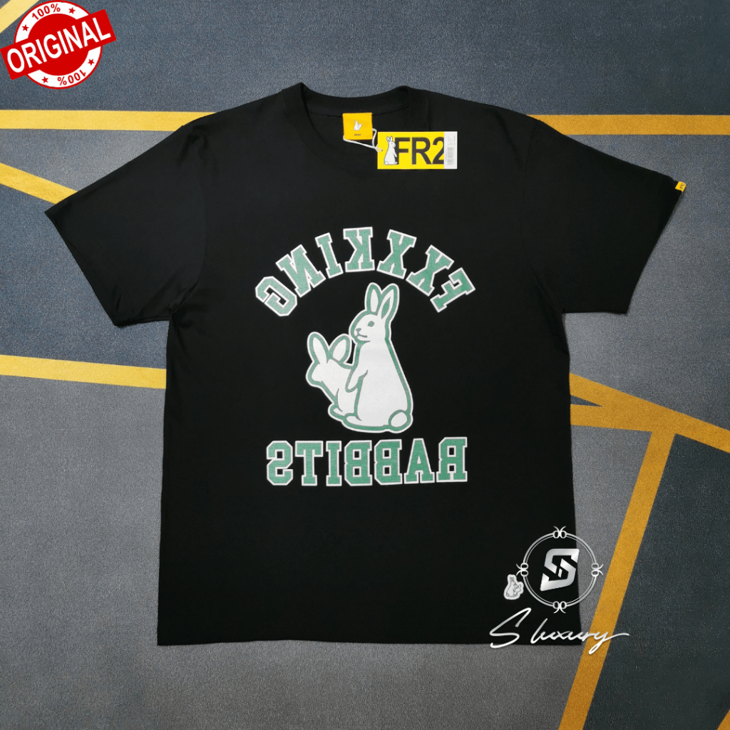FR2 COLLEGE RABBIT TEE (OVERSIZE) | Shopee Malaysia