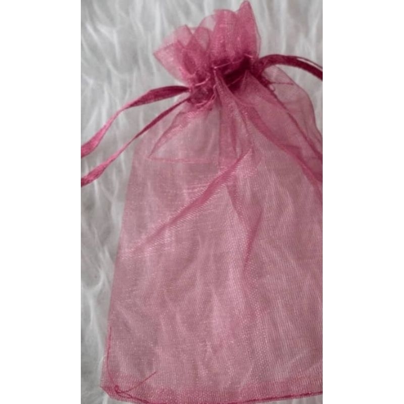 100 pcs organza bag uncang wedding doorgift pouch bag organza uncang ...