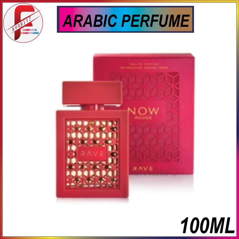 RAVE NOW ROUGE PERFUME FOR WOMEN 100 ML EDP BY LATTAFA PERFUMES 100% ...