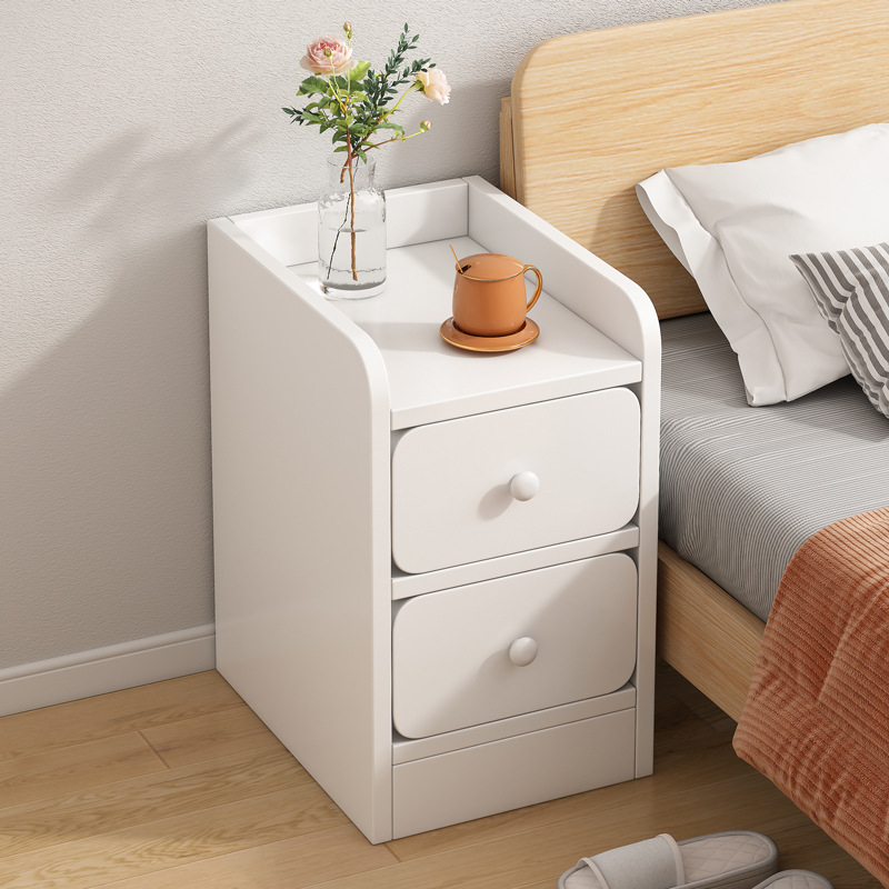 Ultra Narrow Bedside Table Small Size Cabinet Mini and Simple Modern ...