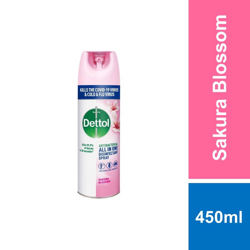 Dettol Disinfectant Spray Sakura Blossom 450ml | Shopee Malaysia