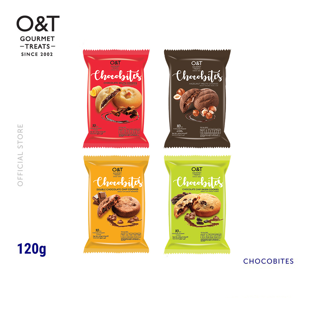 O&T Chocobites Hazelnut Raisin Melt Double Chocolate Set | Shopee Malaysia