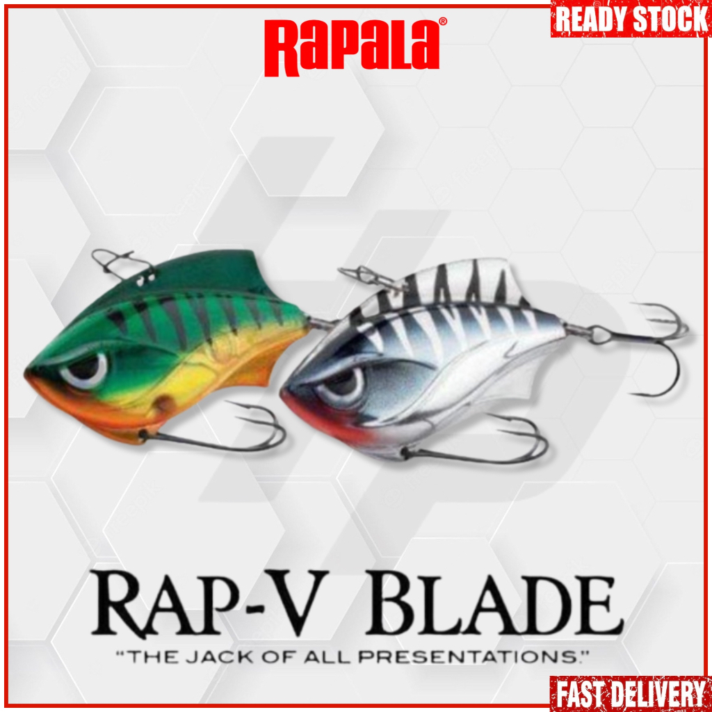 Rapala RVB-5 RAV-V Series Blade Rattling Sinking Fishing Lure (5cm ...