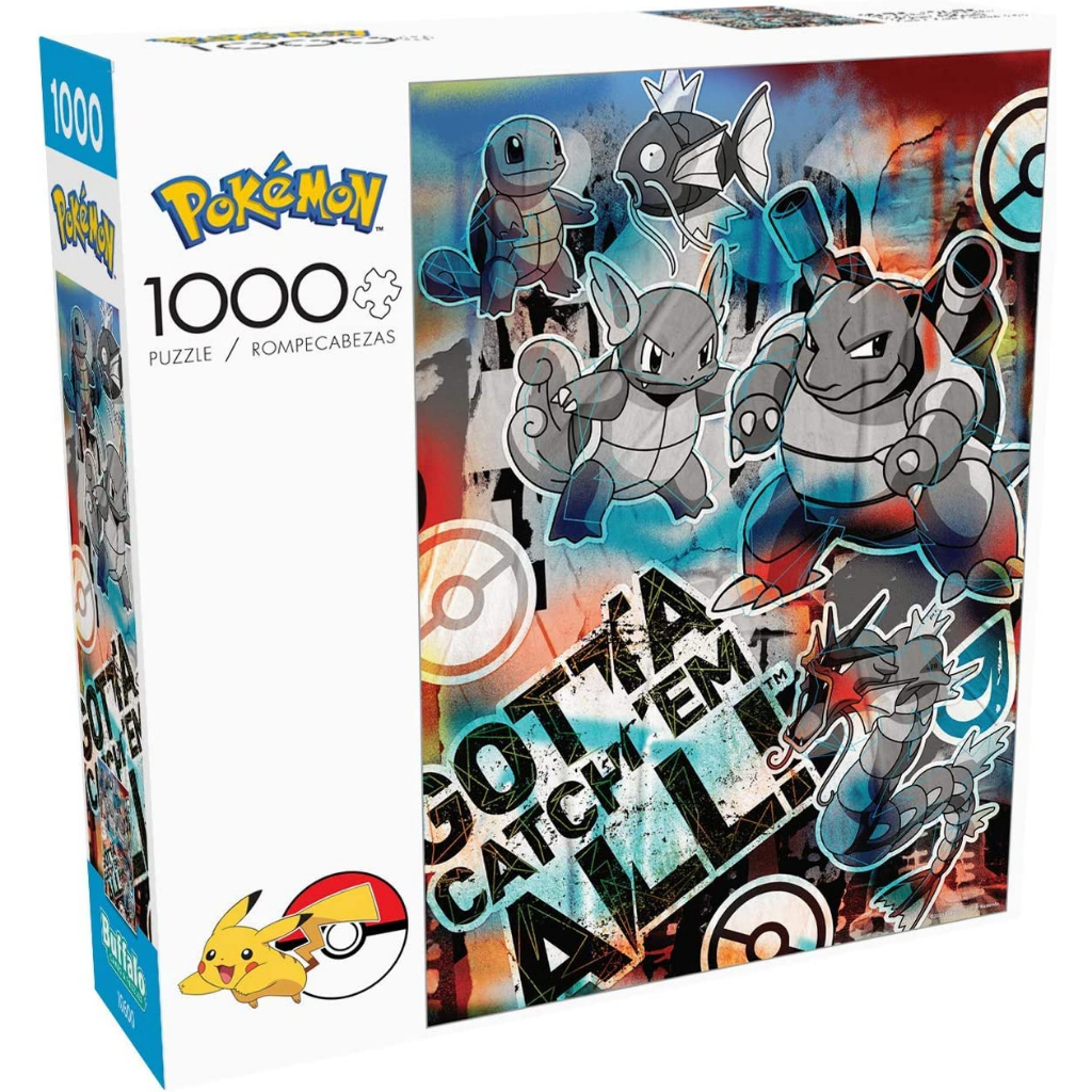 Buffalo Games Jigsaw Puzzle: Pokemon - Squirtle Evolution Graffiti ...