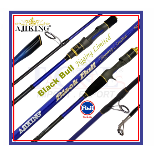 [NEW] Ajiking Black Bull Jigging Limited Spinning Casting Fishing Rod ...