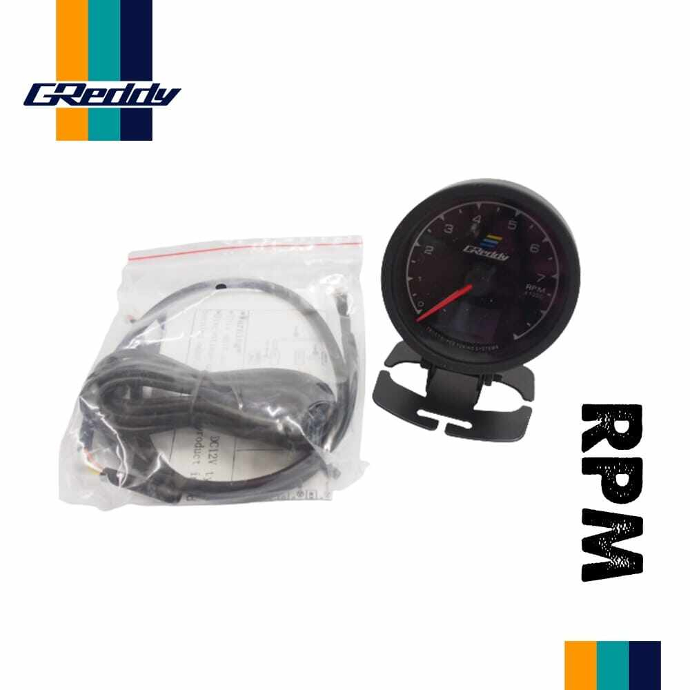Greddy Multi Gauge Meter 2 In1 7colour Meter - RPM Tacho | Shopee Malaysia
