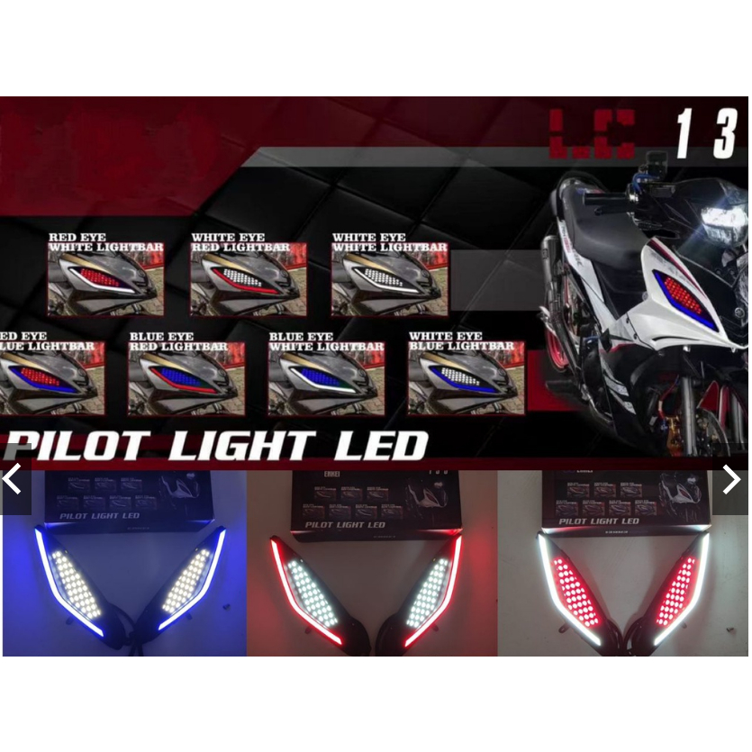 LC135 V1 MATA GABAN LED PILOT LAMP PILOTLAMP FRONT SIGNAL SIGNAL DEPAN ZHI.PAT MATAGABAN Pilot ...