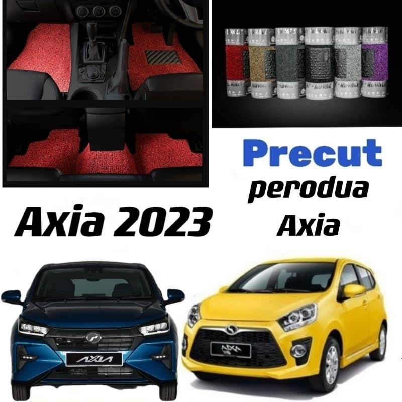 Perodua Axia 2023 /Axia OLD OEM PRECUT PVC CARPET Coilmat Karpet Magic ...