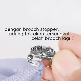 Brooch Stopper Viral Kerongsang Stopper Brooch Tudung Pin Stopper ...