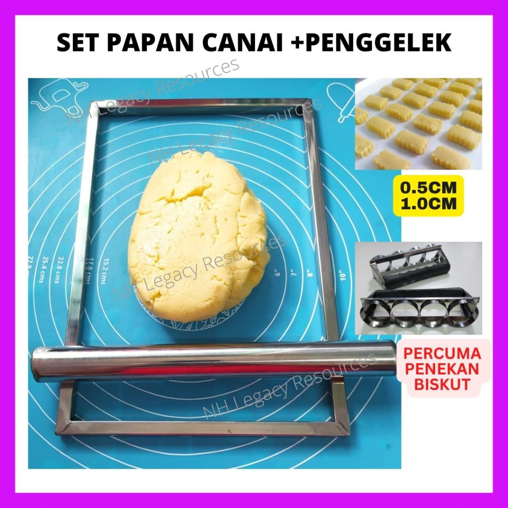 Pencanai Doh Papan Canai Penggelek Pencanai Dengan Penggelek Biskut ...