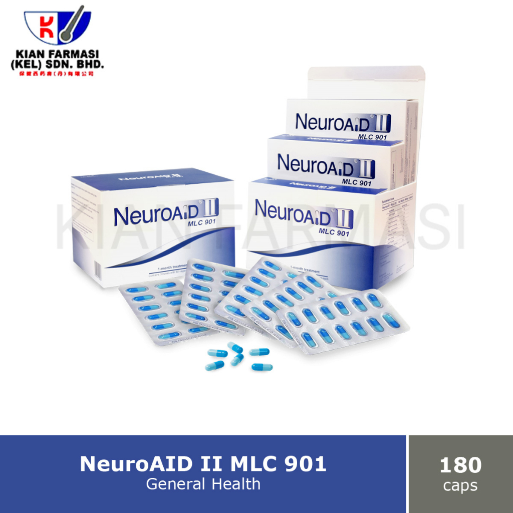 Neuroaid II (MLC 901)-Vege Capsules 180s | Shopee Malaysia