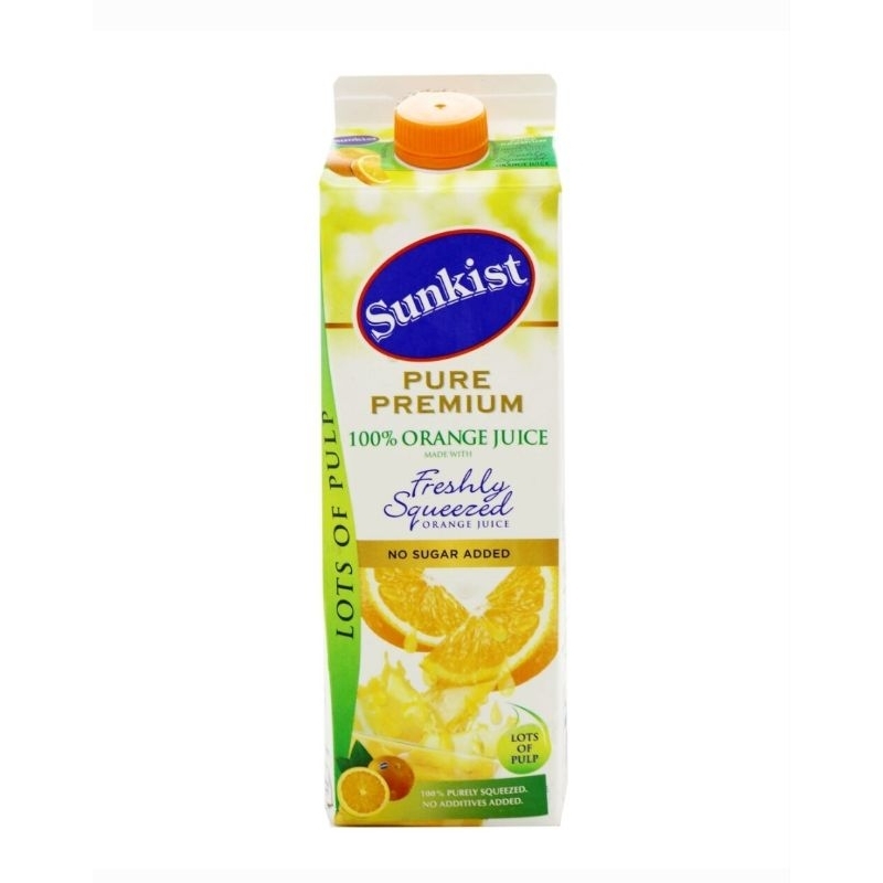 Sunkist Orange Juice (1L) Pure Premium Original / Lots of Pulp / Grocer ...