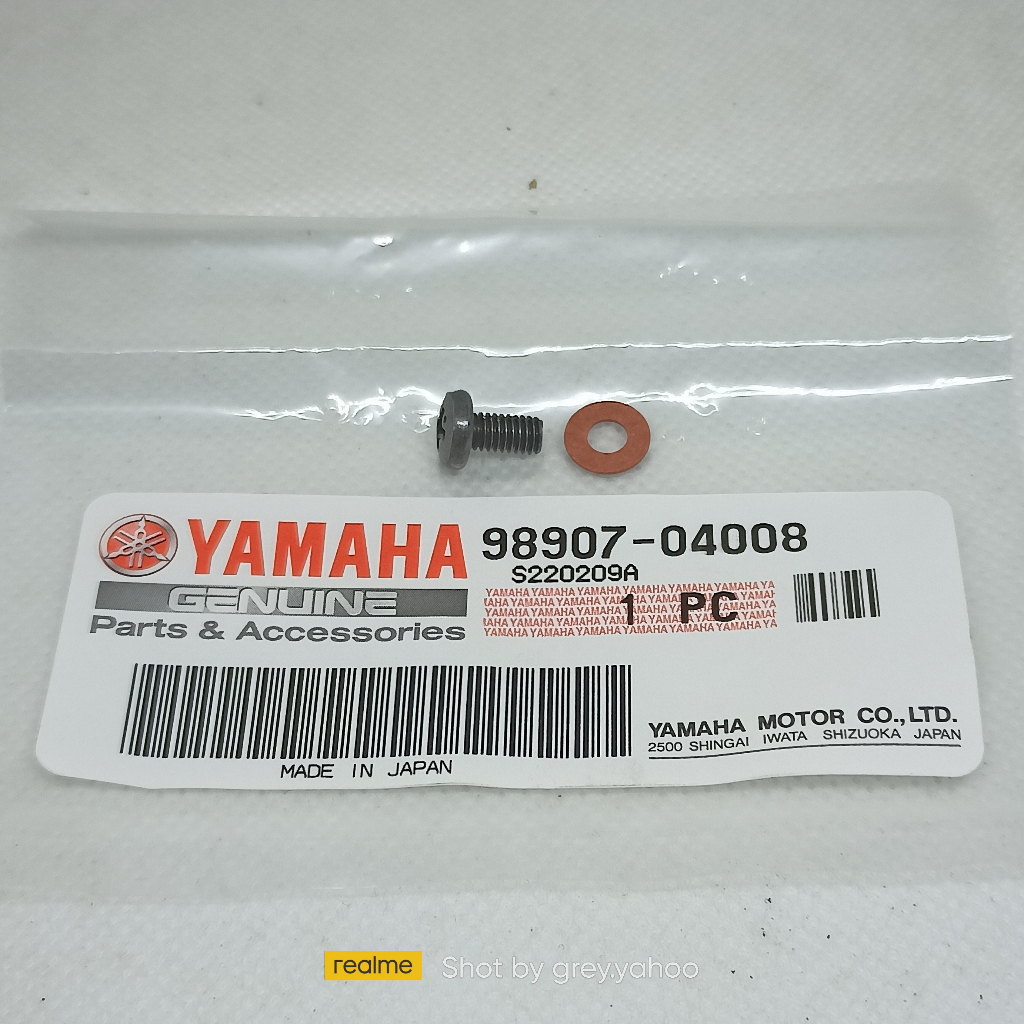 Yamaha RXZ 3XL Skru Bleeding Buang Angin Pump 2T Original Japan (98907 ...