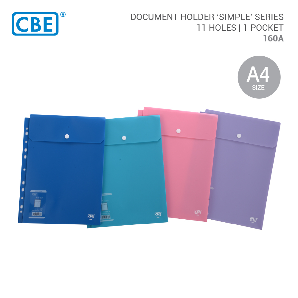 CBE 160A Document Holder "SIMPLE" Series with 11 Holes | 1 Pocket ...