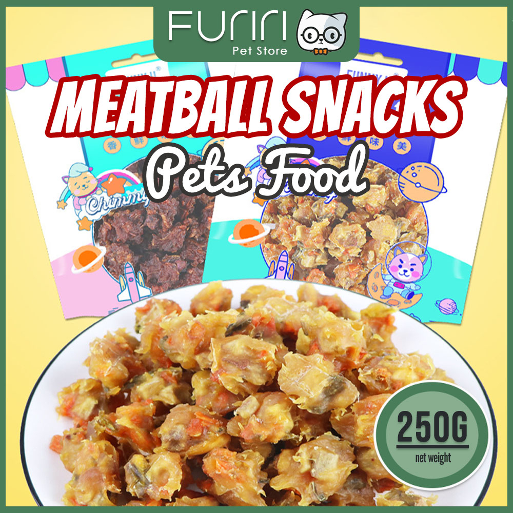 Furiri 250g Meatball Snacks Treats Pet Food Dog Snack Multi-Flavor ...