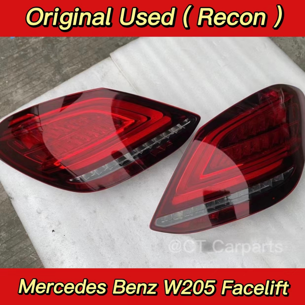 Mercedes Benz W205 Facelift Tail Lamp / Tail Light Original C180 C200 ...
