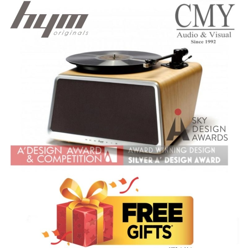 HYM Seed All in one Turntable System with Bluetooth | Shopee Malaysia