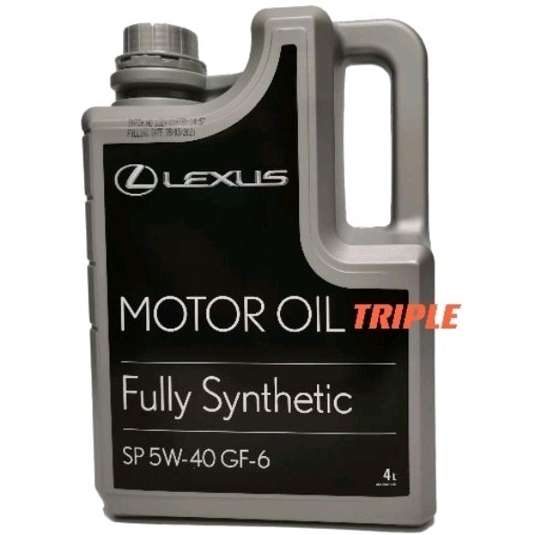 LEXUS FULLY SYNTETIC SP5W40 ENGINE OIL 4L | Shopee Malaysia