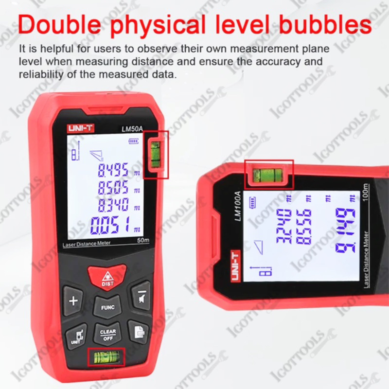 UNI-T LM50A Laser Distance Meter (up to 50 meter) | Shopee Malaysia