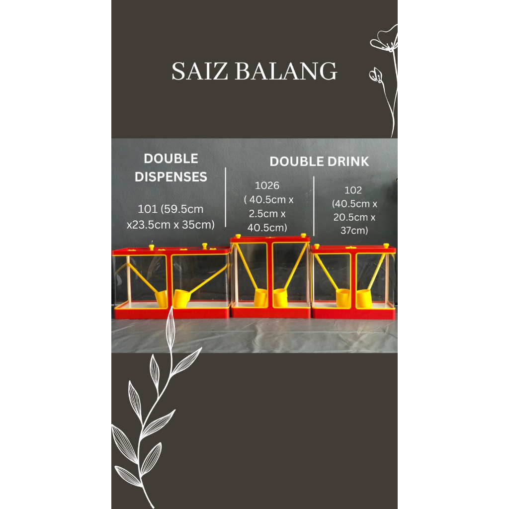BALANG DISPENSER / BALANG AIR SEGI CAP BUMI GAJAH/DOUBLE DRINK/SINGLE ...