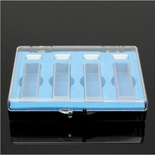 4pcs 10mm Cuvette Cell Micro Optical Quartz Spectrophotometer Cuvettes ...