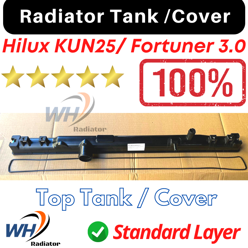 TOYOTA HILUX KUN25 KUN26 / FORTUNER 3.0 Radiator Top Tank / Top Cover ...