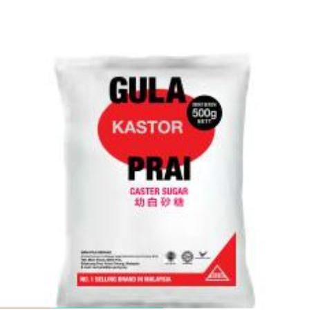 PRAI Gula Kastor 500GM / Gula Caster Prai / 幼白砂糖 | Shopee Malaysia