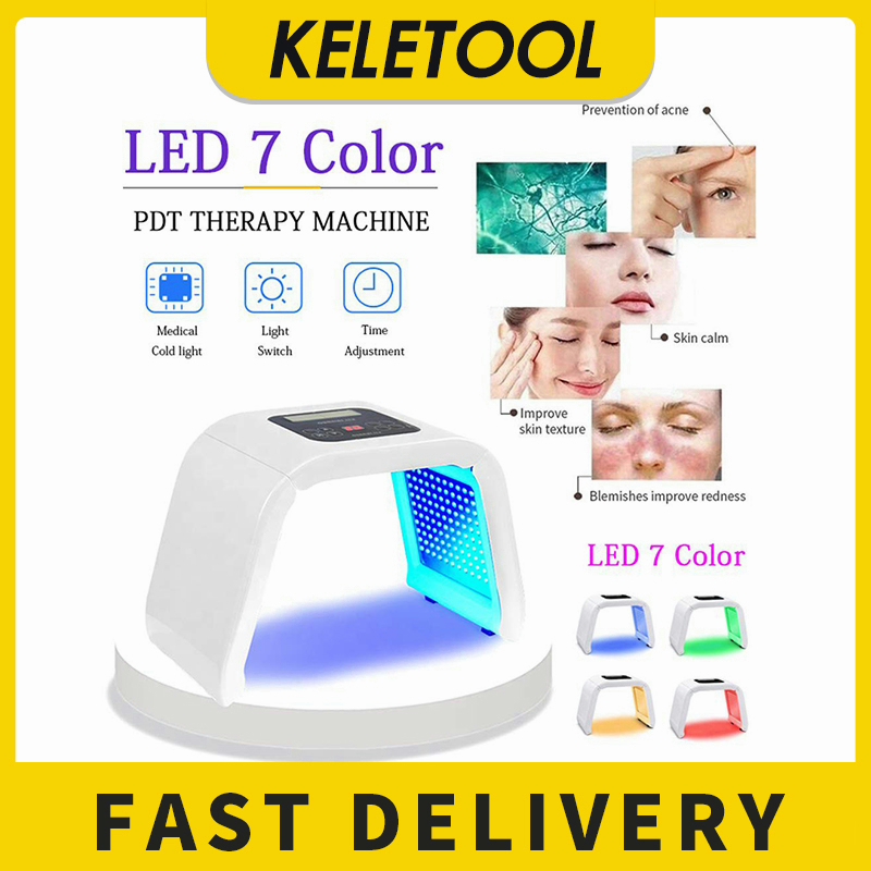 7 Colors LED Mask Photodynamic Facial Mask Moisturizing Face Body Skin ...