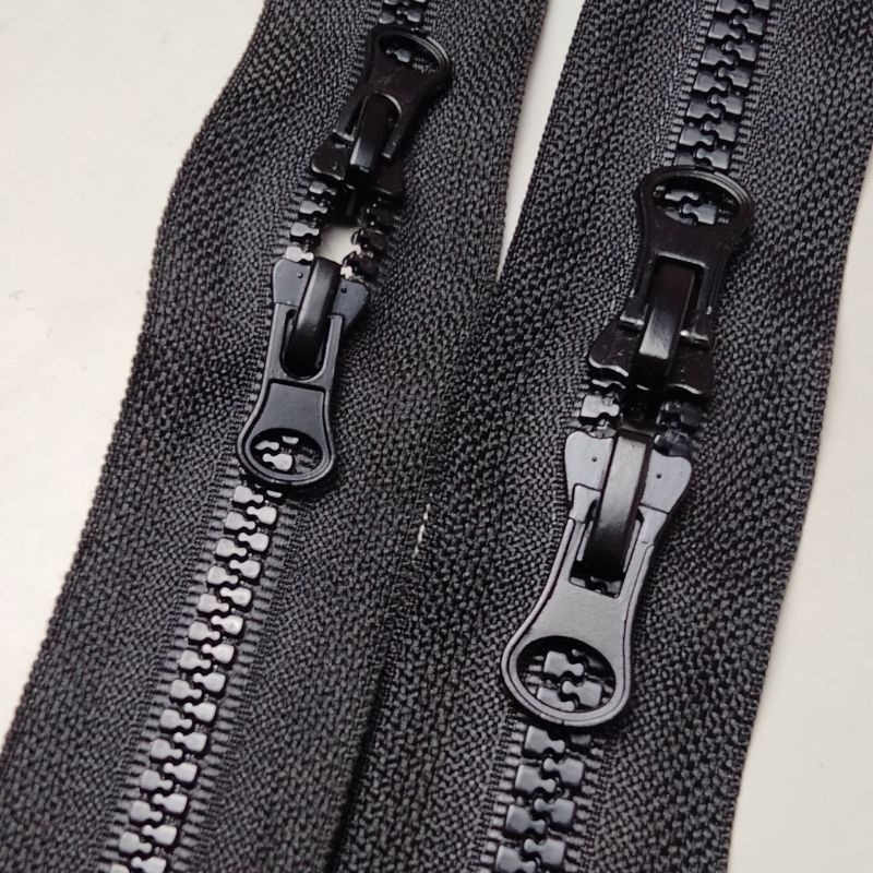 Zip Resin No 3 & 5 Warna Hitam Potong Ikut Meter | Shopee Malaysia