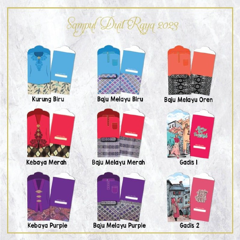 Sampul Raya Angpow Raya Viral - Baju Tradisional | Shopee Malaysia