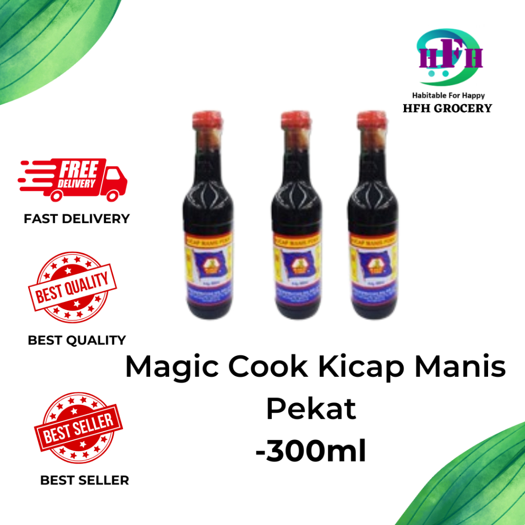 🔥Magic Cook Kicap Manis Pekat (300ml) 🔥 | Shopee Malaysia