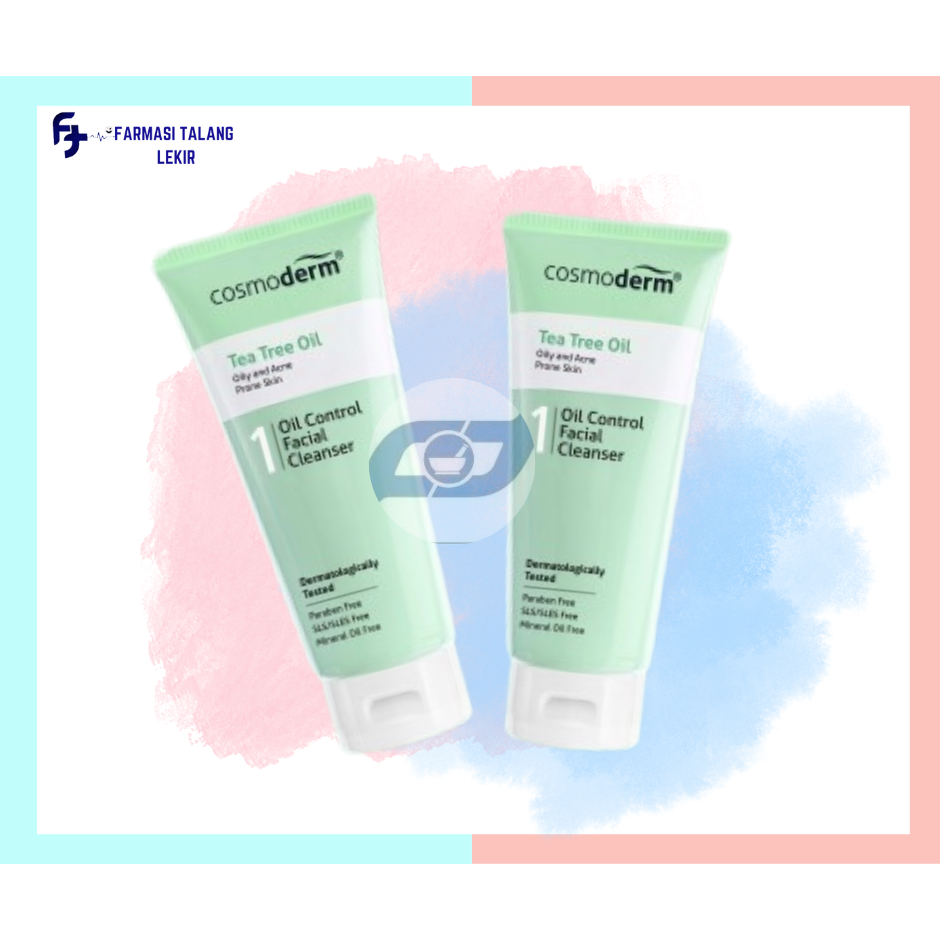 COSMODERM TEATREE OIL CLEANSER/FACIAL MASK/TONER/SERUM | Shopee Malaysia