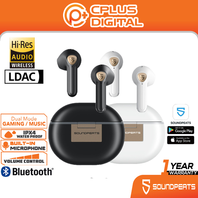 SoundPEATS Air 3 Deluxe HS Bluetooth 5.2 Earphones Hi-Res Audio True ...