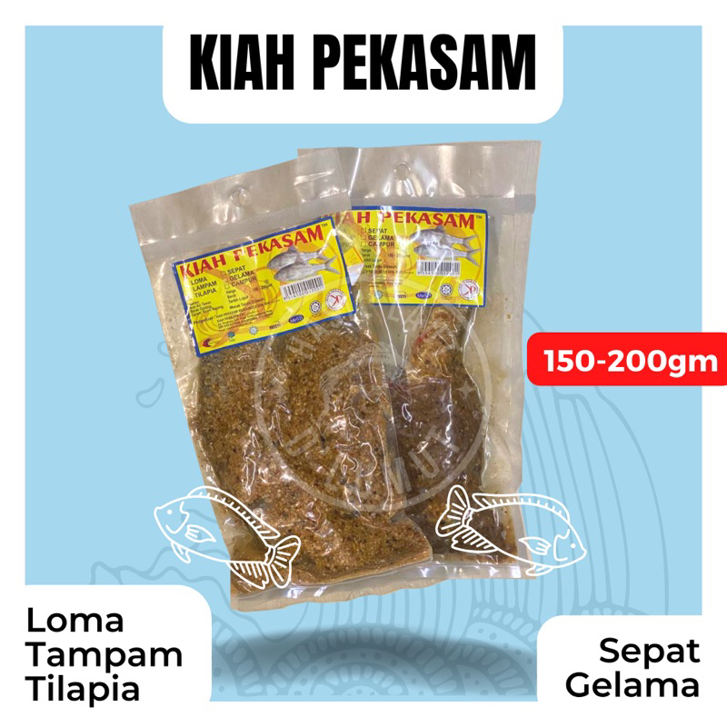 Ikan Pekasam Loma/Lampam/Talapia/Gelama/Sepat | Shopee Malaysia