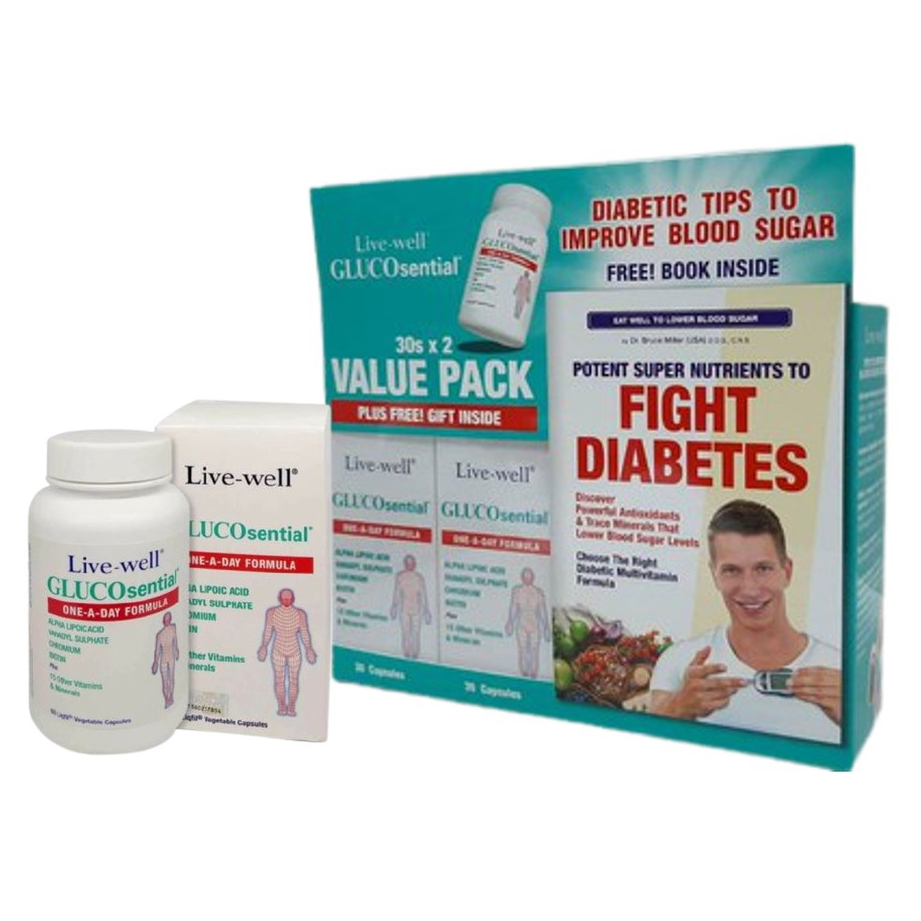 Live-well GLUCOsential Multivitamin (Exp:06/24) | Shopee Malaysia