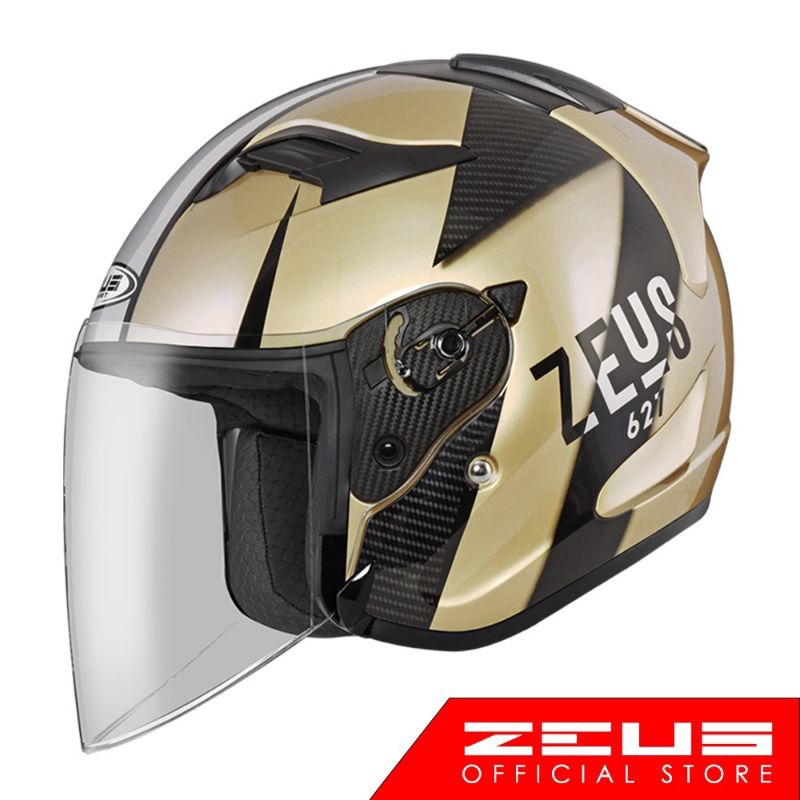 Zeus Helmets Open Face Helmets ZS-627 | Shopee Malaysia