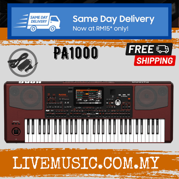Korg Pa1000 61-keys Professional Arranger with Adapter ( Pa-1000 ) | Shopee Malaysia