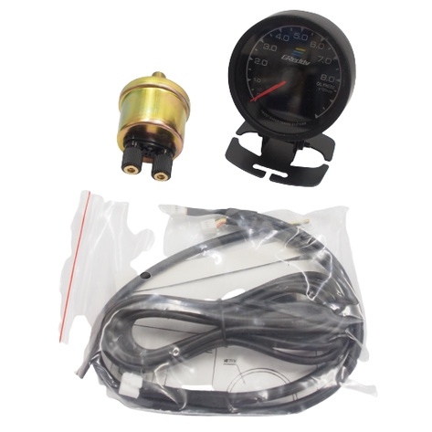 Greddy Multi Gauge Meter 2 In1 7colour Meter - Oil Pressure | Shopee ...