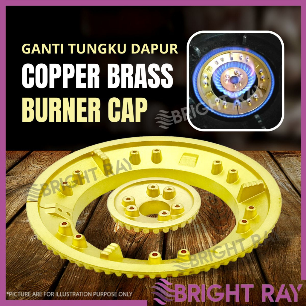 120mm Gas Cooker Accessories Alat Ganti Kepala Tungku Dapur Copper ...