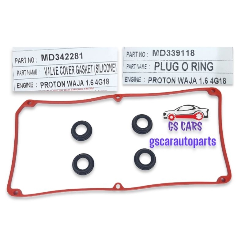 Proton Waja 1.6 Mmc 4g18 Engine 100% Silicone Valve Cover Gasket ...