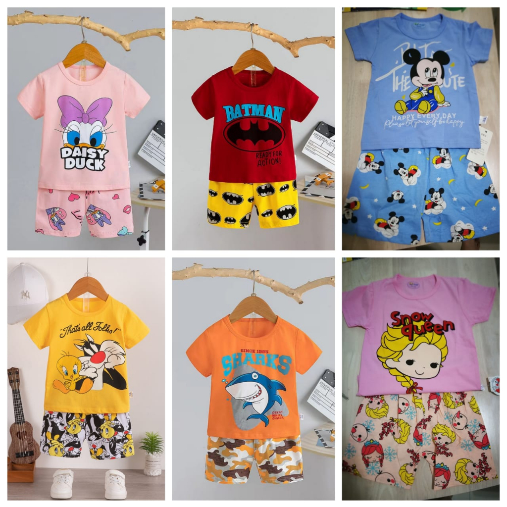 0-6Y Boy Set Super Cold and Soft material Daisy Duck Mickey Batman ...